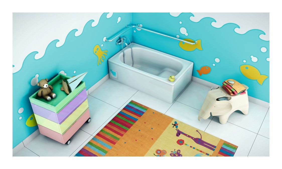 Vonia BLB EUROPA, plieninė, 120 x 70 cm, 2,2 mm - ermitazas.lt